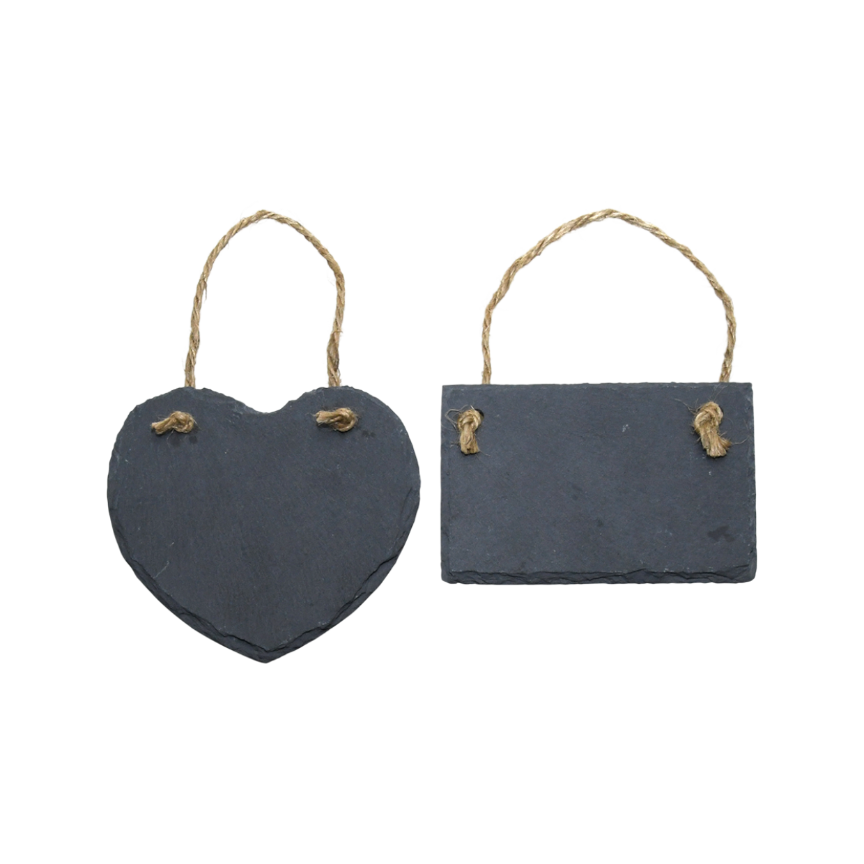 Slate Plant Label L 12x11cm Heart Shape – Squirrel Tree NZ